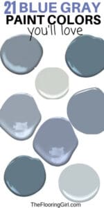 Best Blue Gray Paint Colors (21 stylish dusty blues) - The Flooring Girl