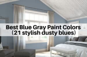 Best Blue Gray Paint Colors (21 stylish dusty blues) - The Flooring Girl