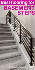 Basement Stairs: Best flooring choices for steps - The Flooring Girl