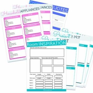 Printable Painting and Flooring Tracker - The Flooring Girl