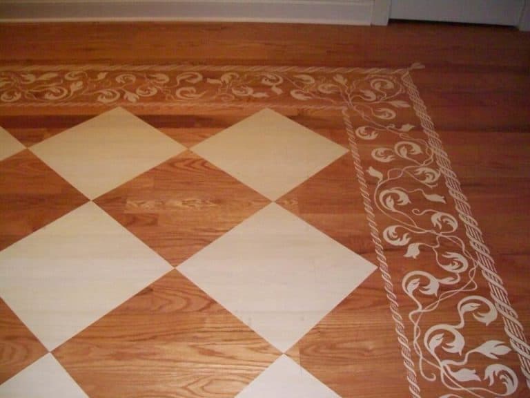 Getting fancy with hardwood flooring borders and inlays