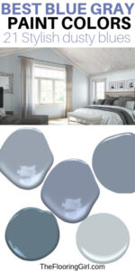 Best Blue Gray Paint Colors (21 stylish dusty blues) - The Flooring Girl